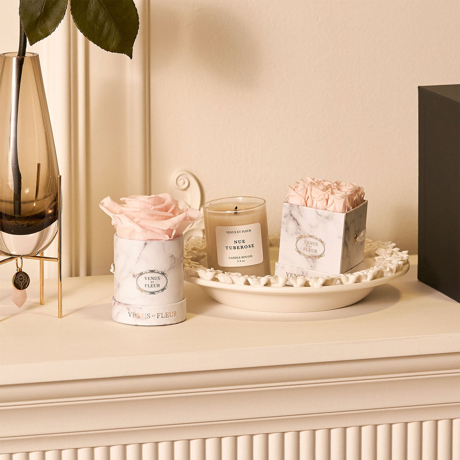 Luxury Gift Sets | Roses & Candle Gift Sets | Venus et Fleur