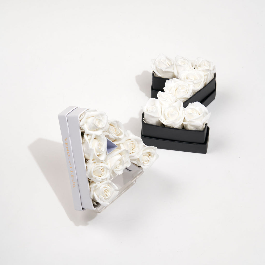 Le Mini Letter A Flowers Box Gift and Décor - Venus et Fleur